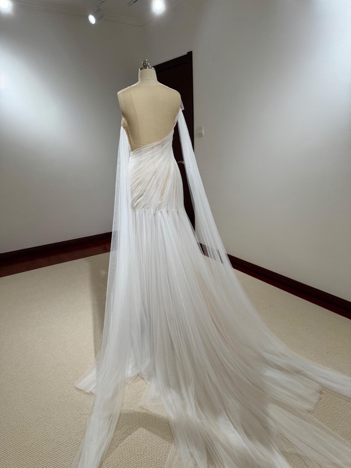 Minimalist Simple Tulle Wedding Prom Dress, Custom Fairy Unique Courth ...